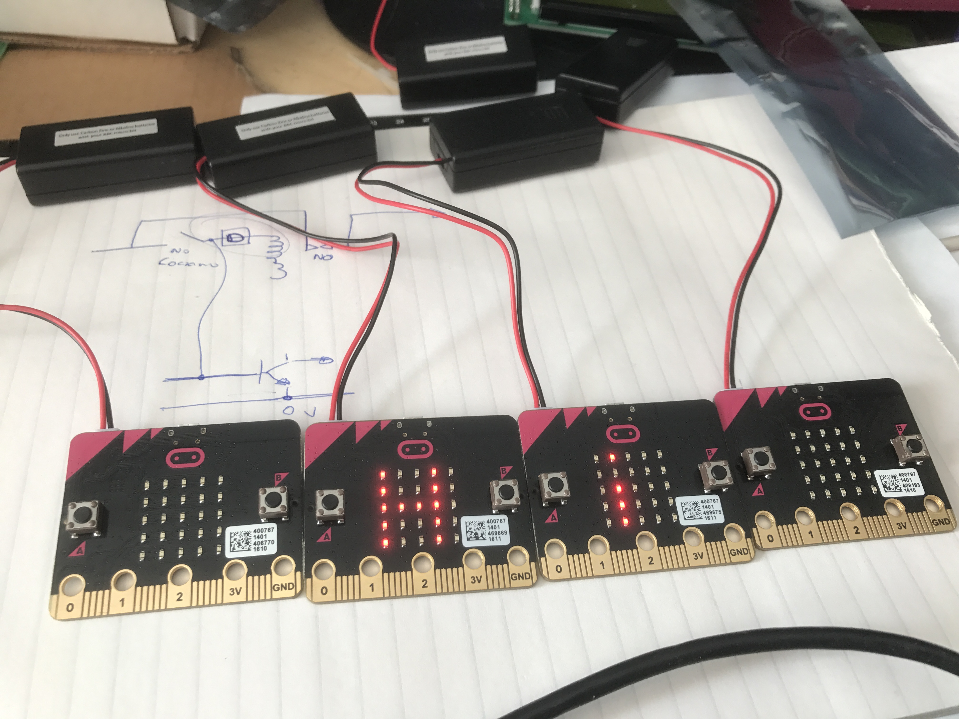 BBC micro:bit Scrolling display | The Meandering Pi and Friends