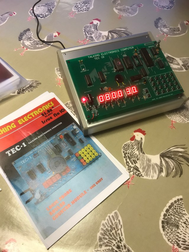 TEC-1 Computer Build Complete | The Meandering Pi and Friends